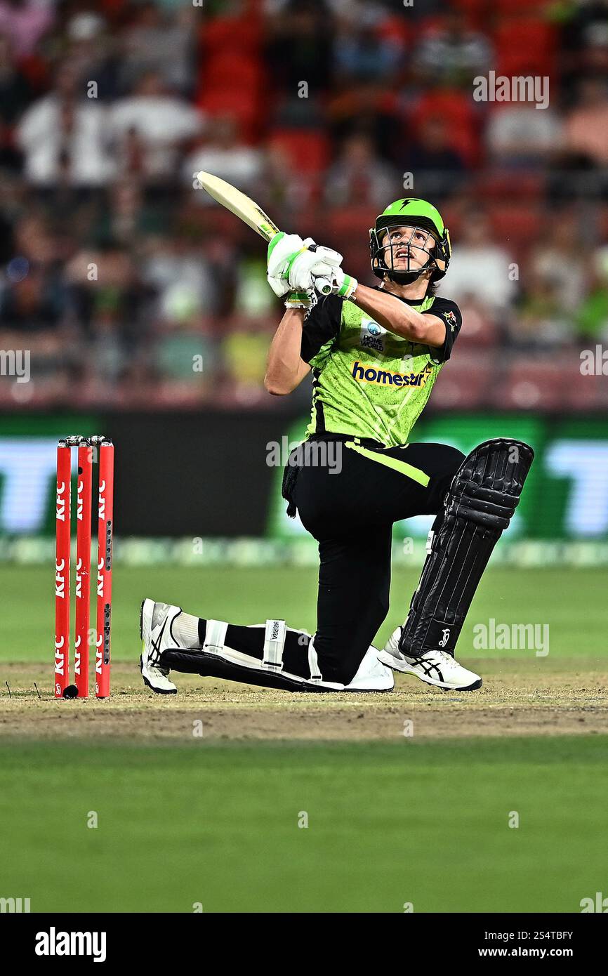 Sydney, Australia. 13th Jan, 2025. Sam Konstas of Sydney Thunder seen ...
