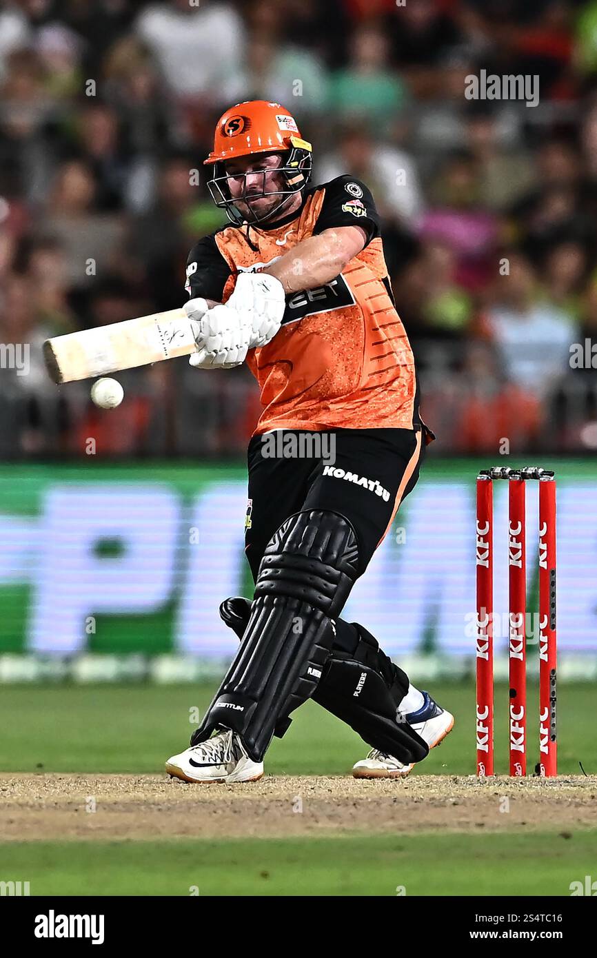 Sydney, Australia. 13th Jan, 2025. Matthew Spoors of Perth Scorchers ...