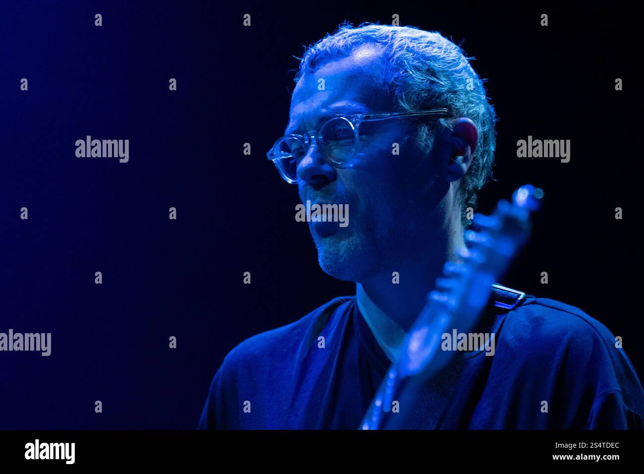 New York, USA. 10th Jan, 2025. Jakob Bro with Mark Turner on tenor sax ...