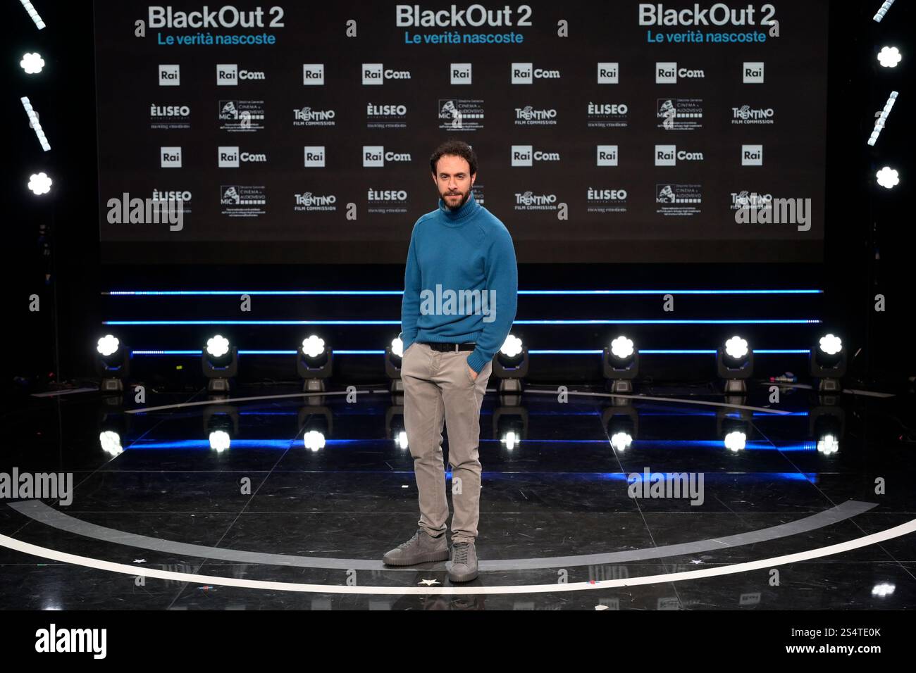 Rome, Italy. 13th Jan, 2025. Alessio Vassallo attends the photocall of ...