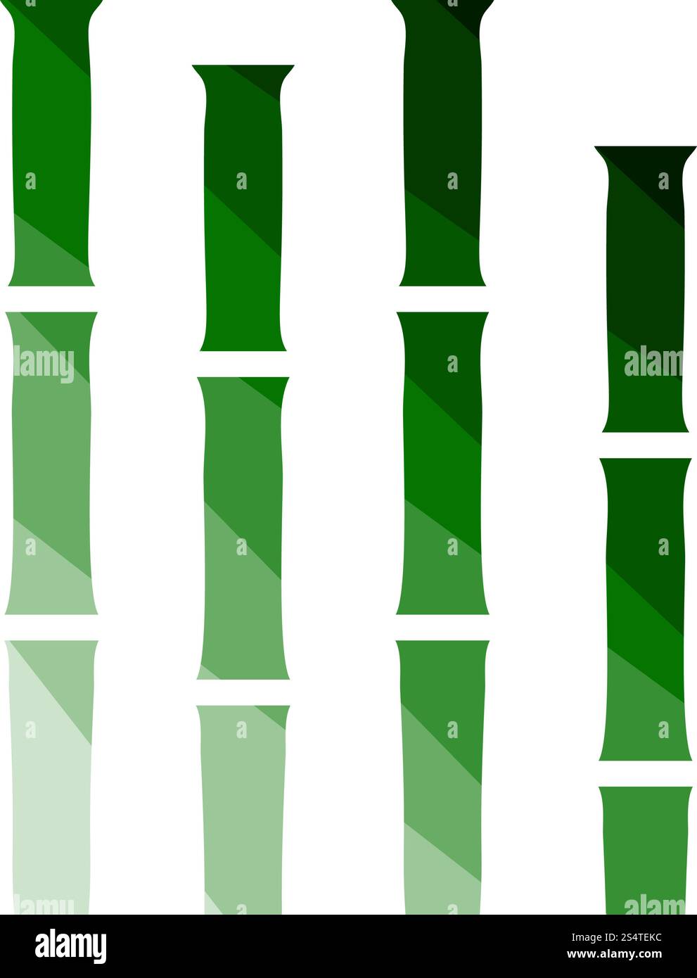Bamboo ladder isolated Stock Vector Images - Alamy