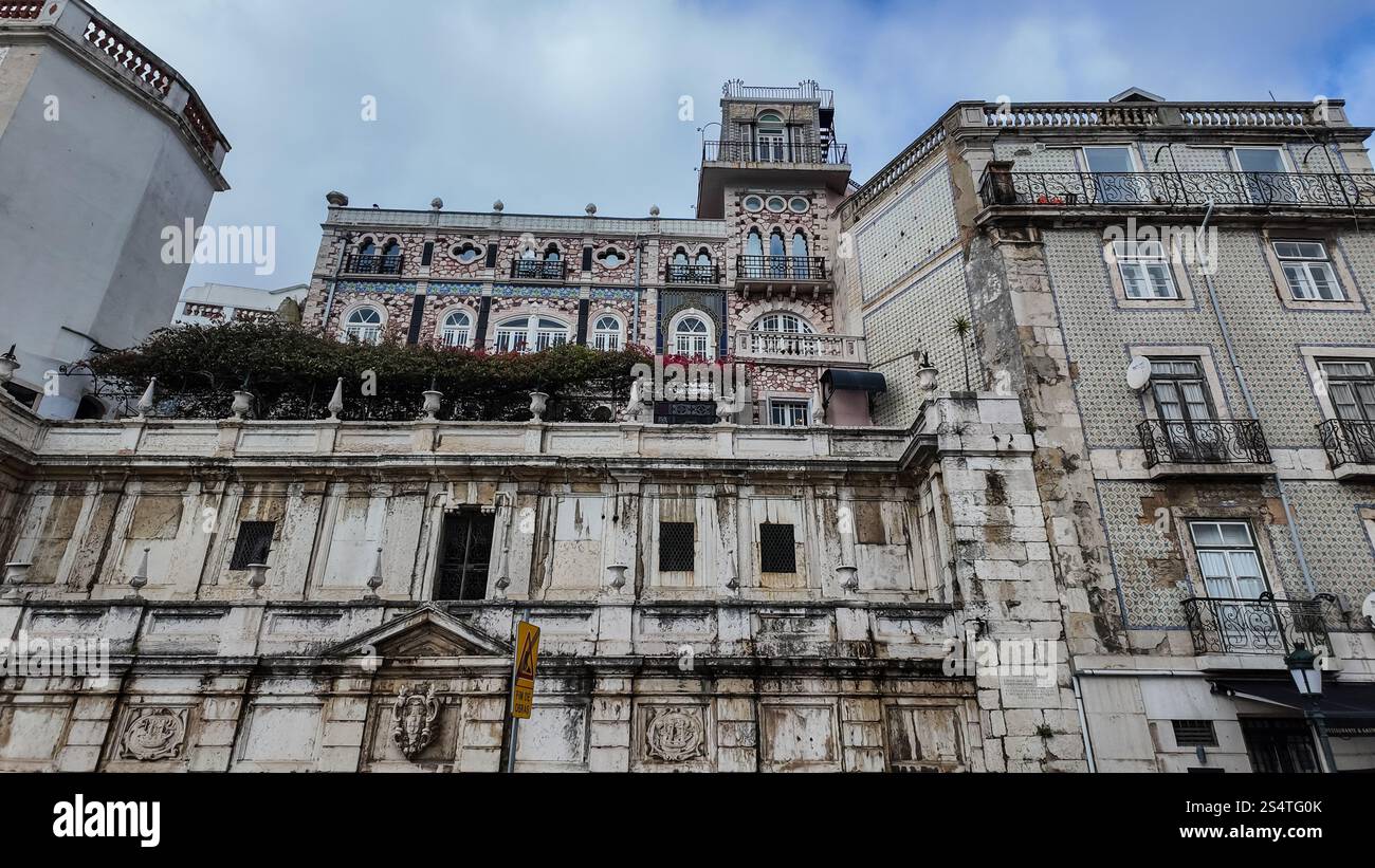 The exterior of Chafariz d'El-Rei in Lisbon, showcasing its historic ...
