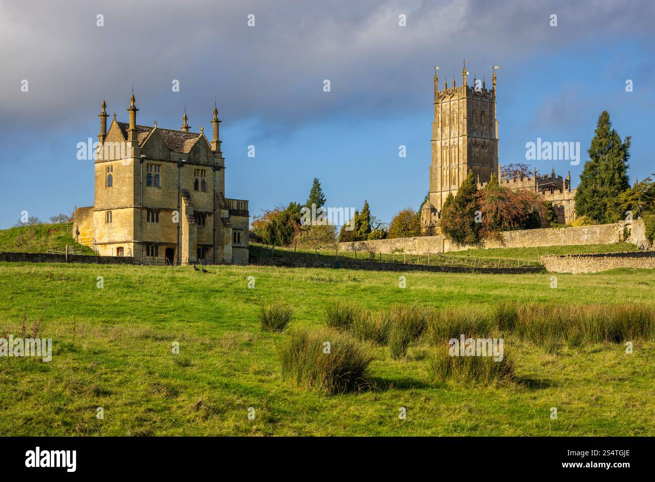 The East Banqueting House and St James’ church across the Coneygree ...