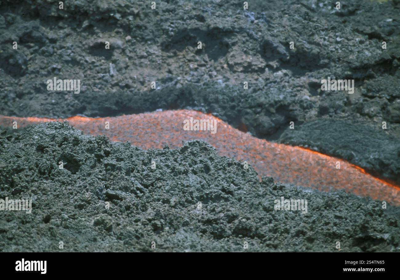 The Landscape allrond the Volcano Piton de la Fournaise on the Island ...