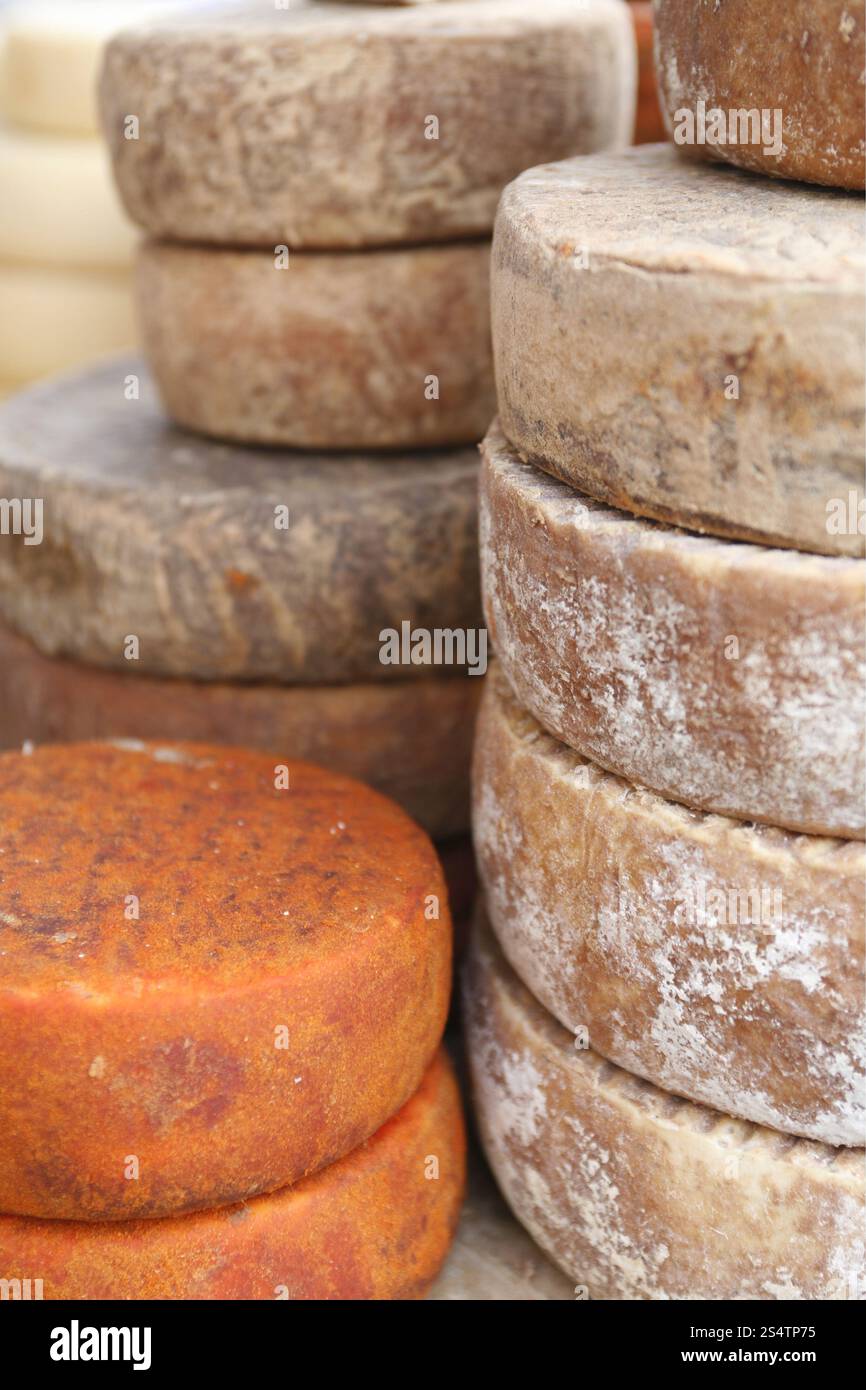 cheese at the Market in the Village of Teror in the Mountains of ...