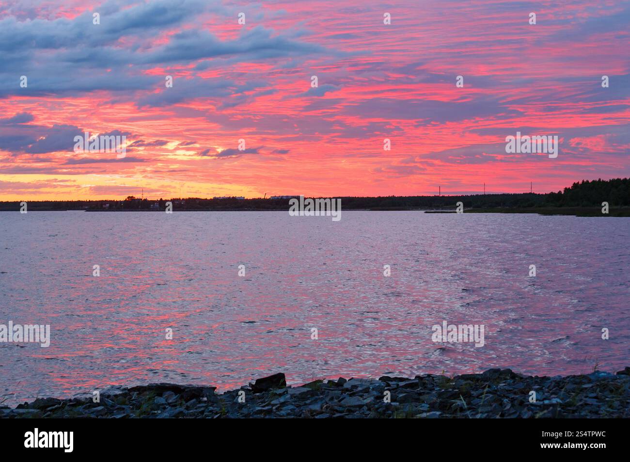 On summer night sea clouds hi-res stock photography and images - Alamy