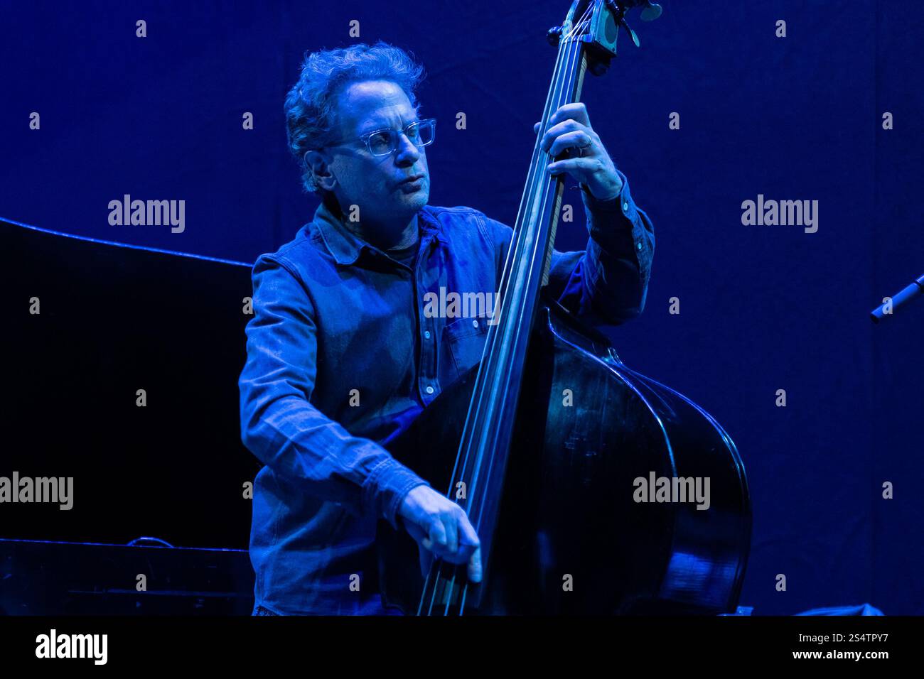 New York, USA. 10th Jan, 2025. Jakob Bro with Mark Turner on tenor sax ...