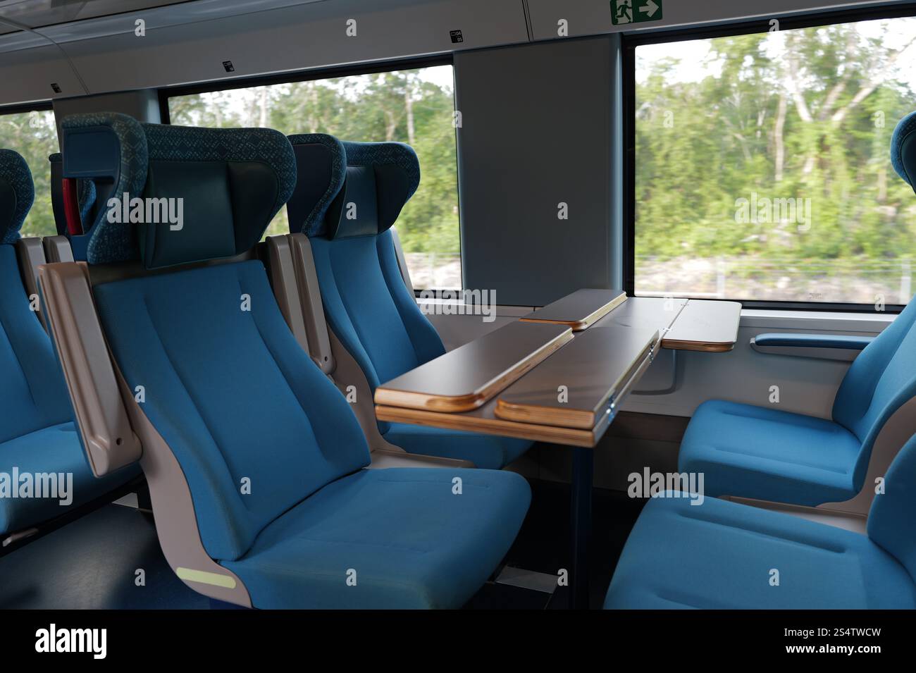 The brand new Tren Maya (Train Maya) in the Yucatán Peninsula, Quintana ...