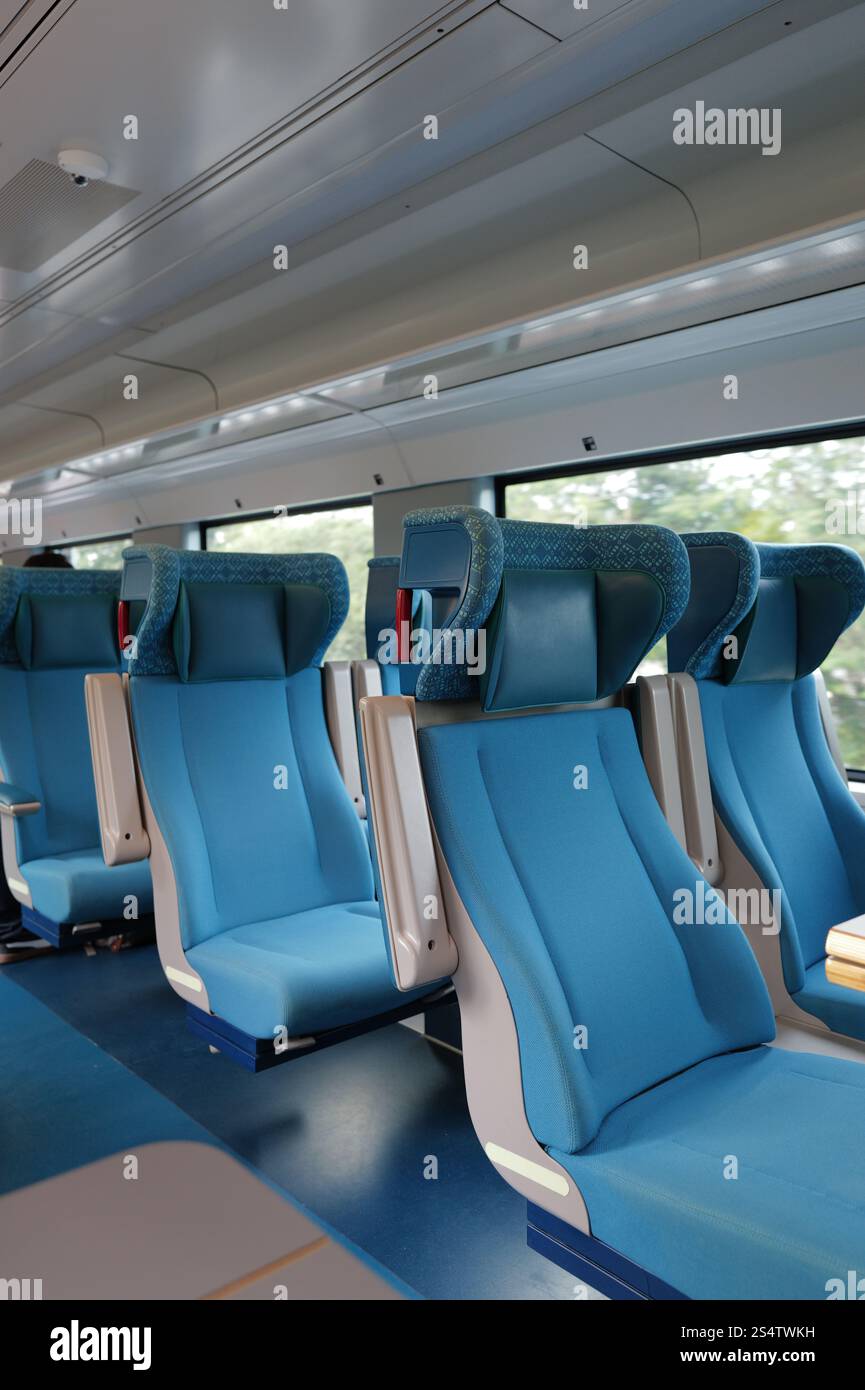 The brand new Tren Maya (Train Maya) in the Yucatán Peninsula, Quintana ...