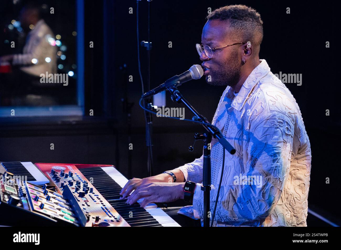 Michael Mayo performs during Winter JazzFest Manhattan Marathon at ...
