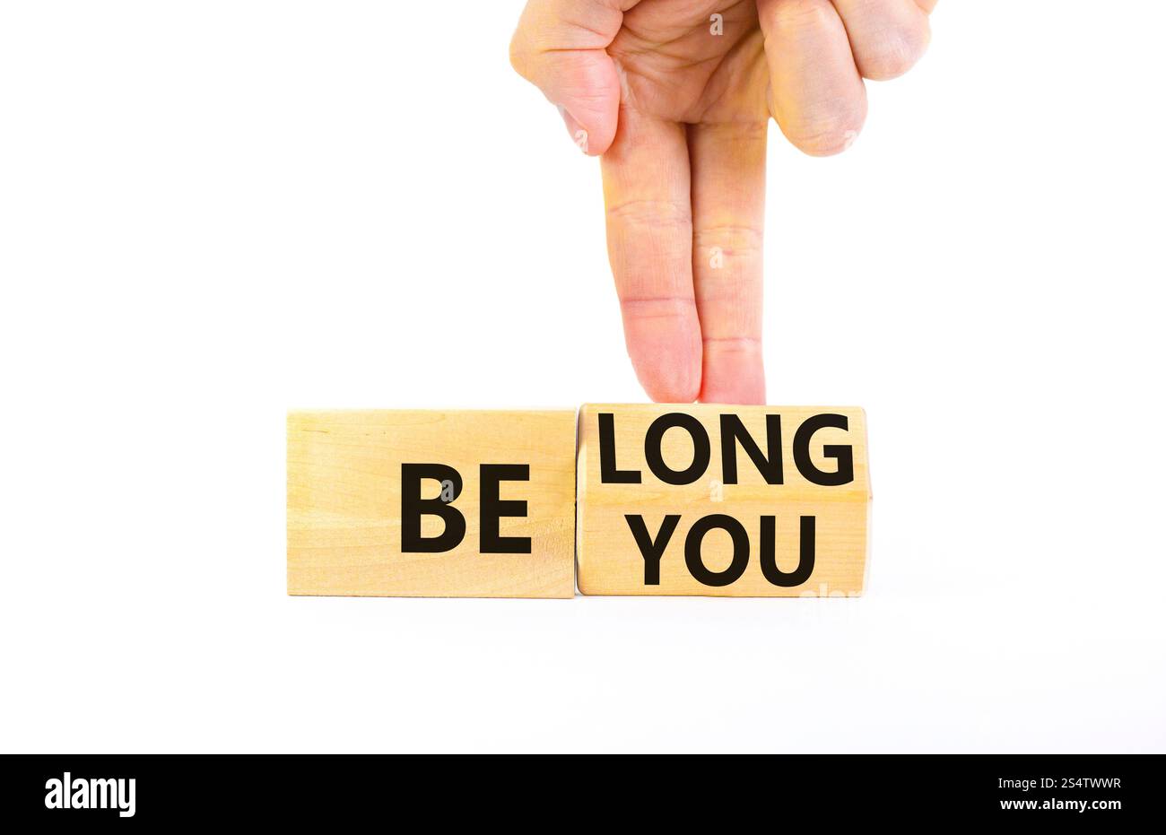 Belonging and belong symbol. Concept words Be you Belong on beautiful ...