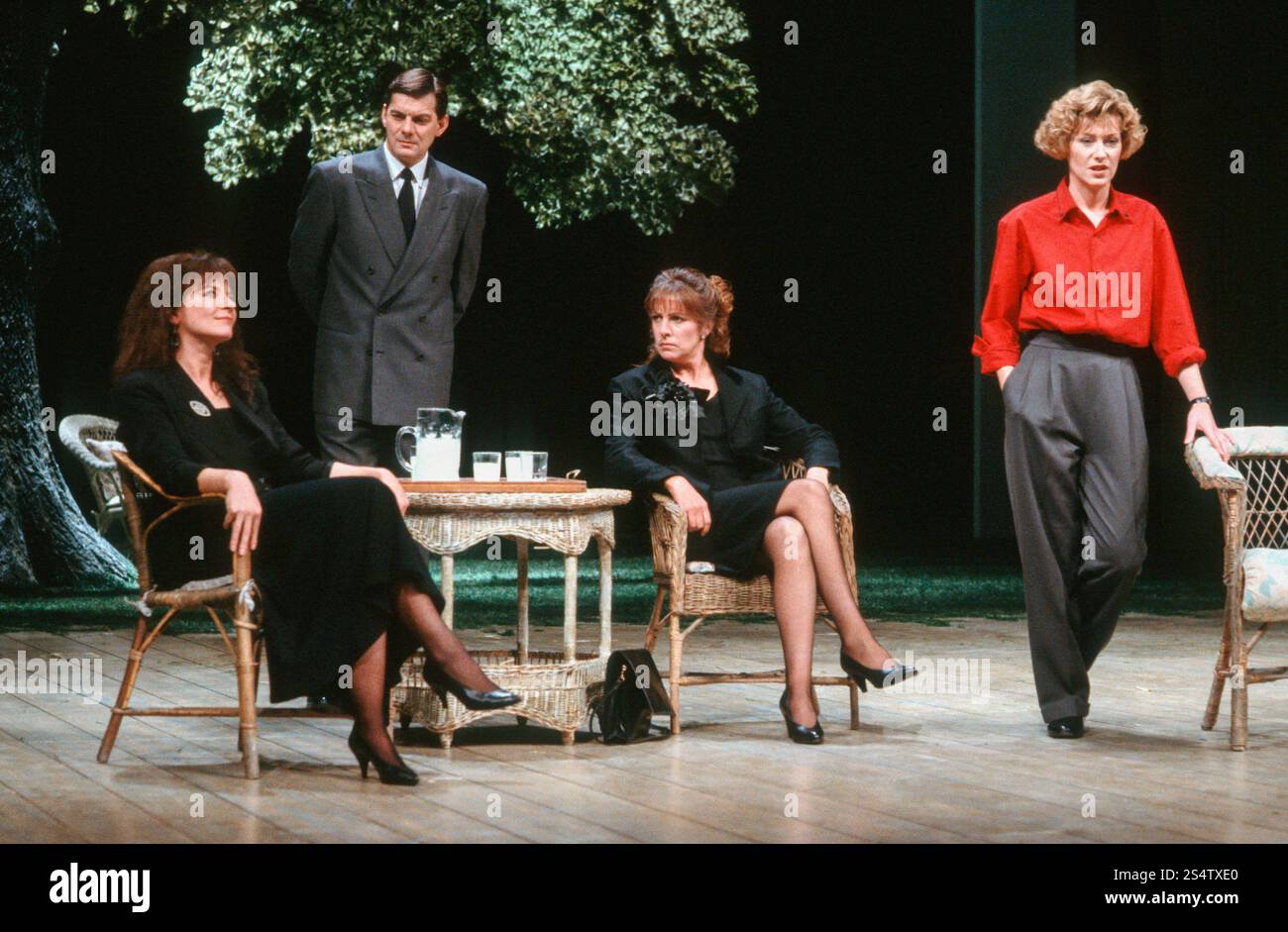 l-r: Clare Higgins (Katherine Glass), Paul Shelley (Tom French ...