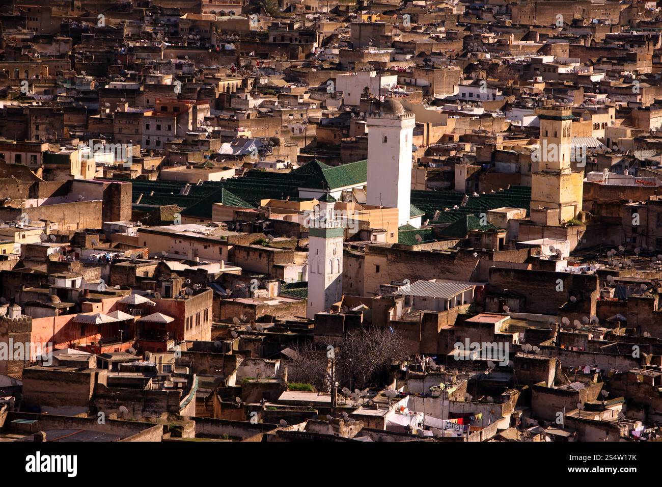 The Medina of old City in the historical Town of Fes in Morocco in ...