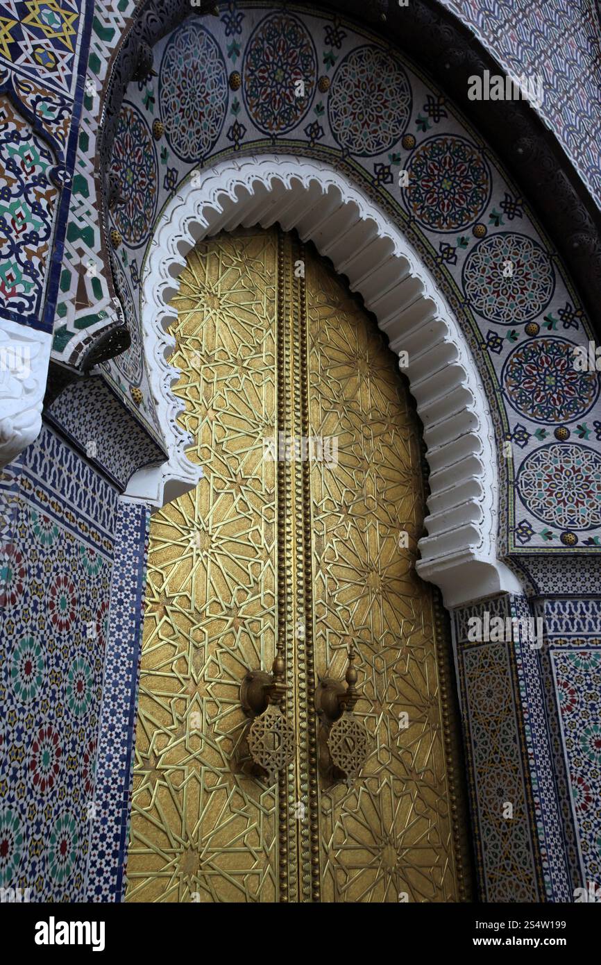 The Kindpalace of Dar el Makhzen in the old City in the historical Town ...