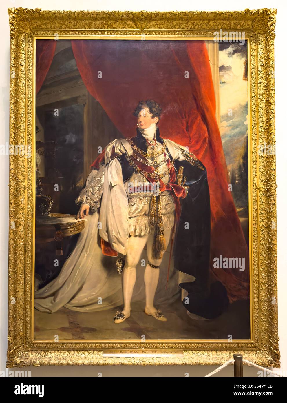 Portrait of George IV of England by Thomas Lawrence in the Vatican ...