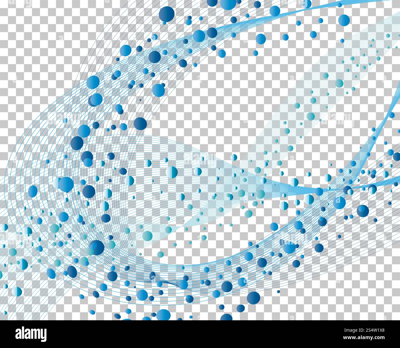 Abstract water background with transparency grid on back. Vector ...