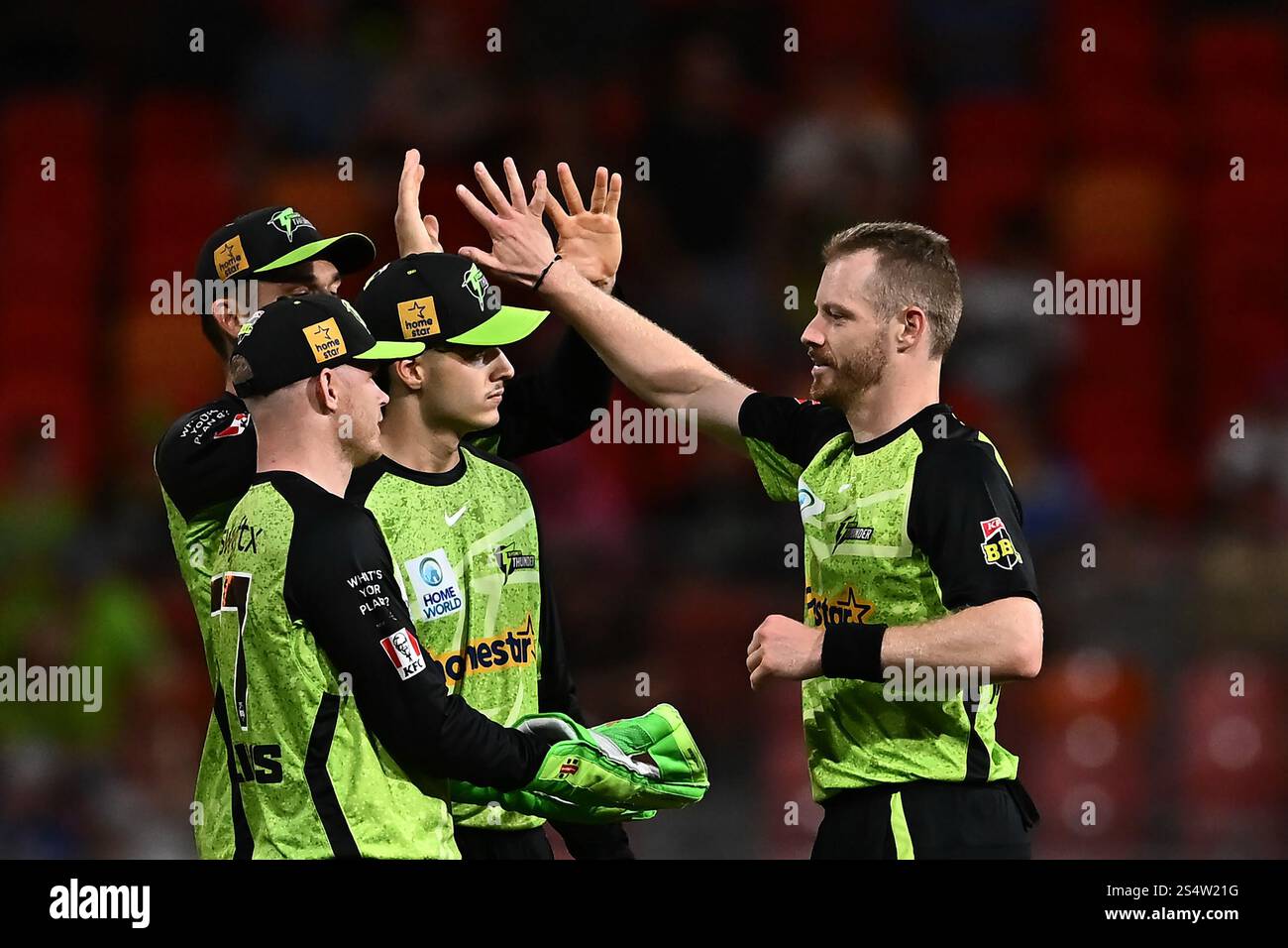 Sydney, Australia. 13th Jan, 2025. Nathan McAndrew of Sydney Thunder ...