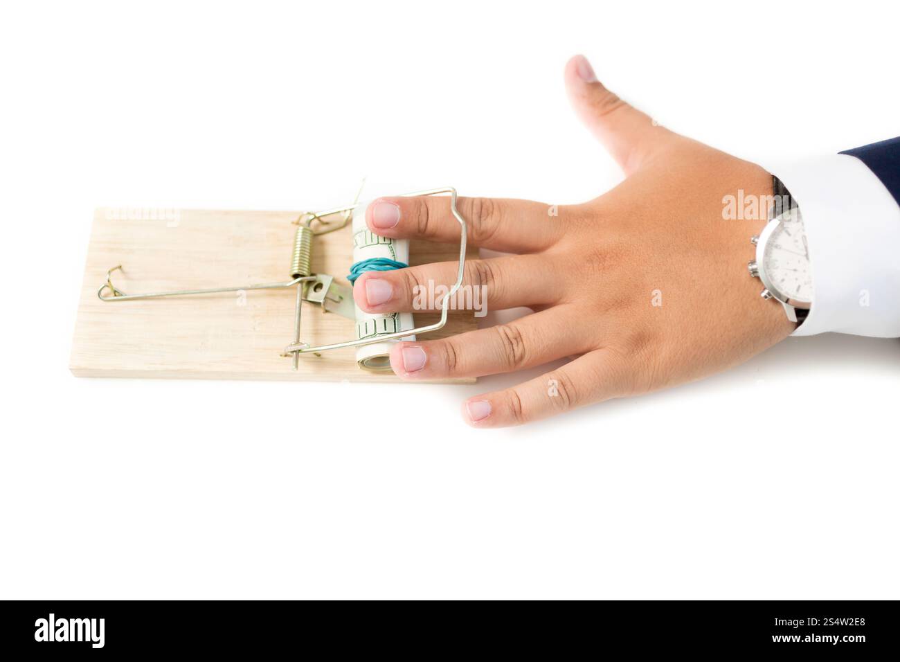 Man caught in mouse trap hi-res stock photography and images - Alamy