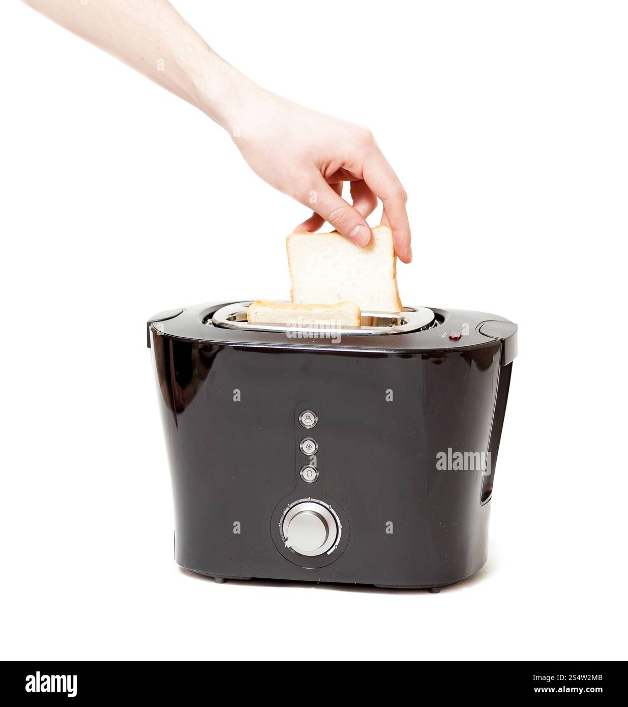 Person toast toaster Cut Out Stock Images & Pictures - Alamy