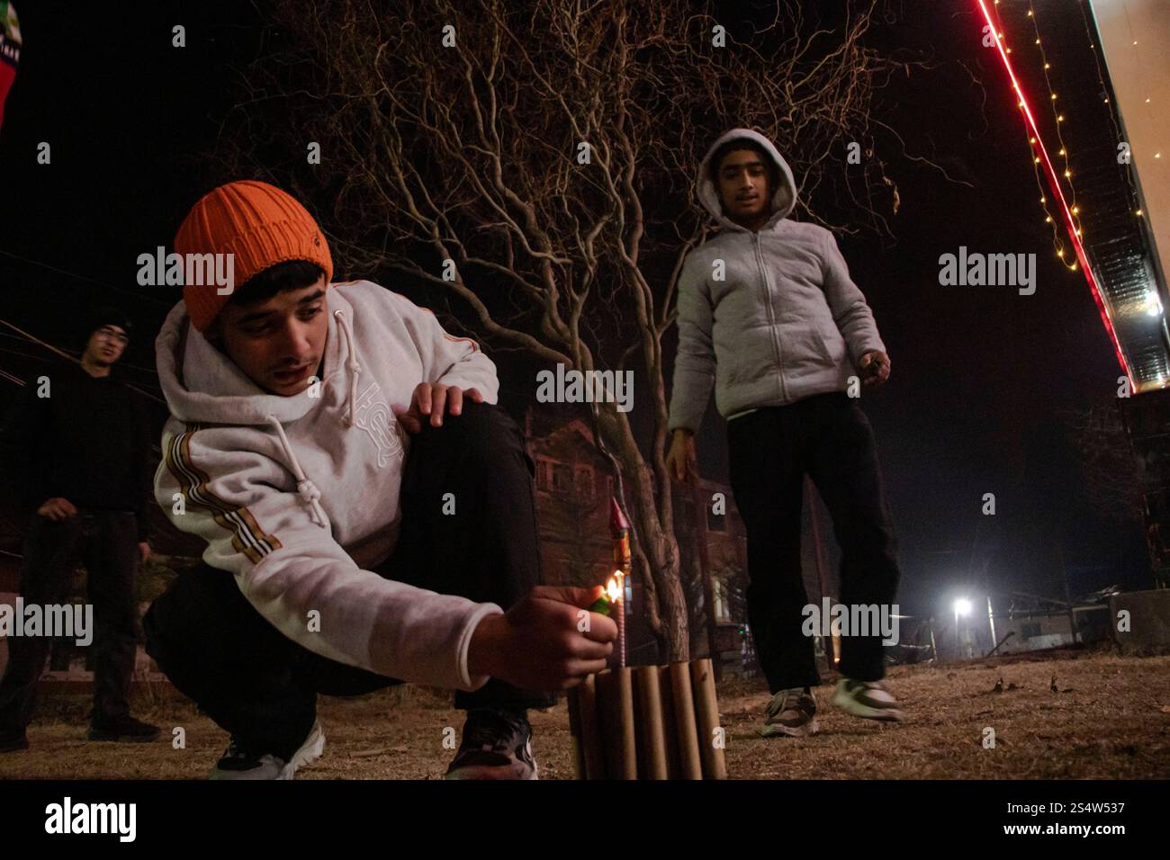 Srinagar, Jammu And Kashmir, India. 13th Jan, 2025. Young Shia Muslim ...