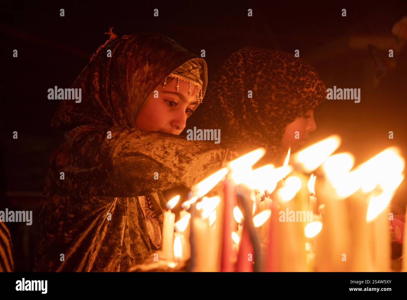 Srinagar, Jammu And Kashmir, India. 13th Jan, 2025. Shia Muslim ...