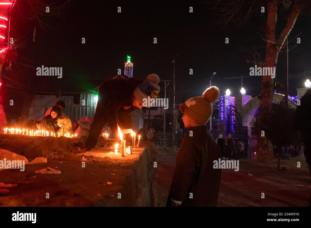 Srinagar, Jammu And Kashmir, India. 13th Jan, 2025. Shia Muslim ...