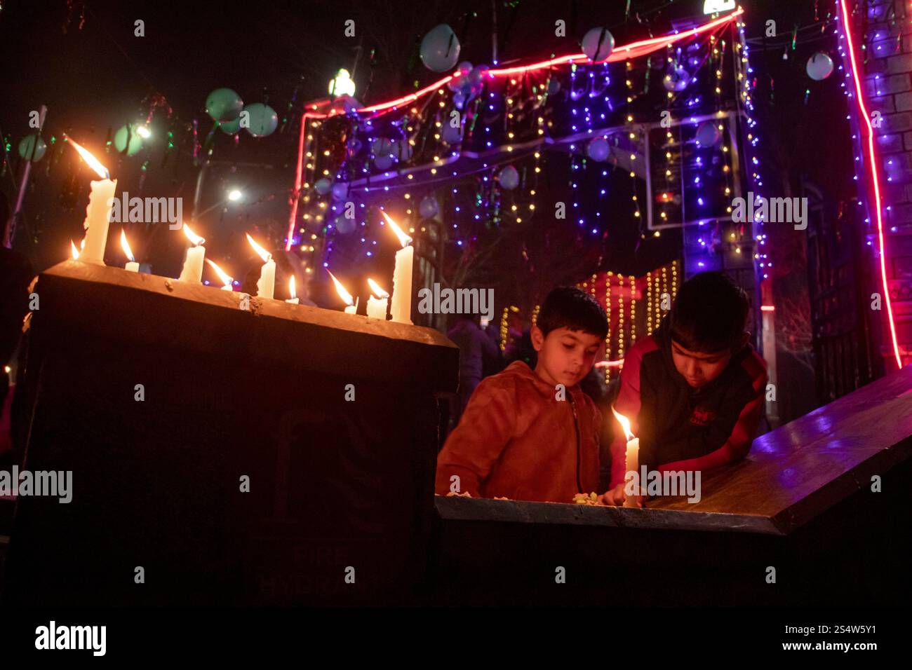 January 13, 2025, Srinagar, Jammu And Kashmir, India: Shia Muslim ...