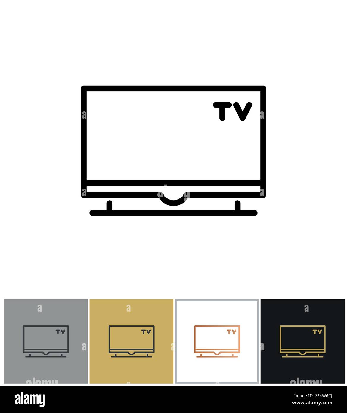 Tv entertainment symbol Cut Out Stock Images & Pictures - Alamy