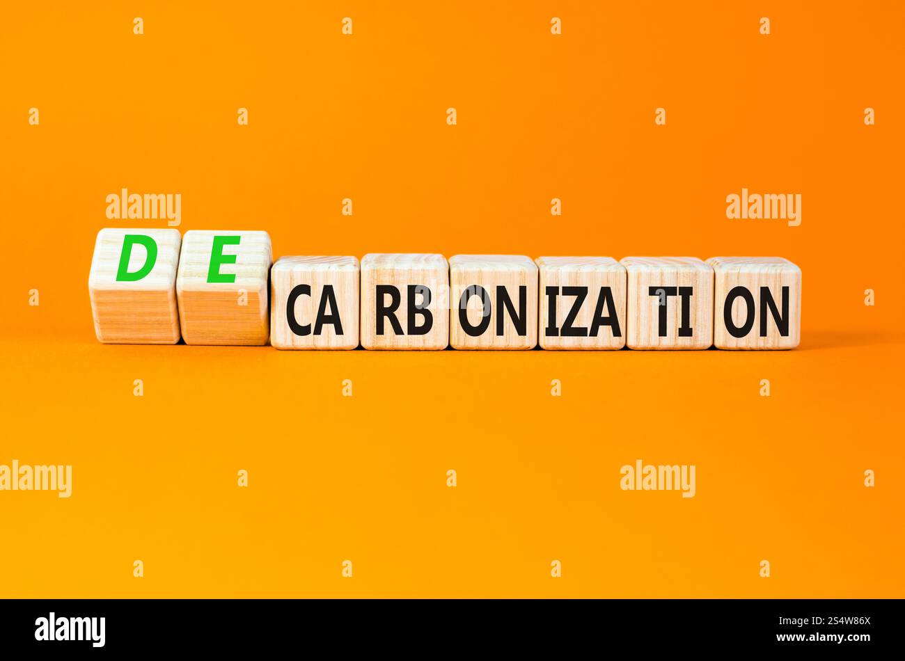 Decarbonization or carbonization symbol. Concept words Decarbonization ...