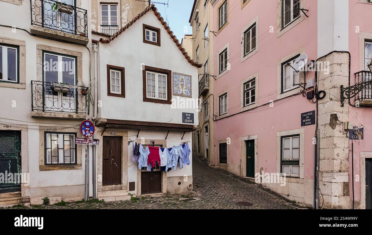 This historic house, located at 20-22 Rua dos Cegos in Lisbon, Portugal ...