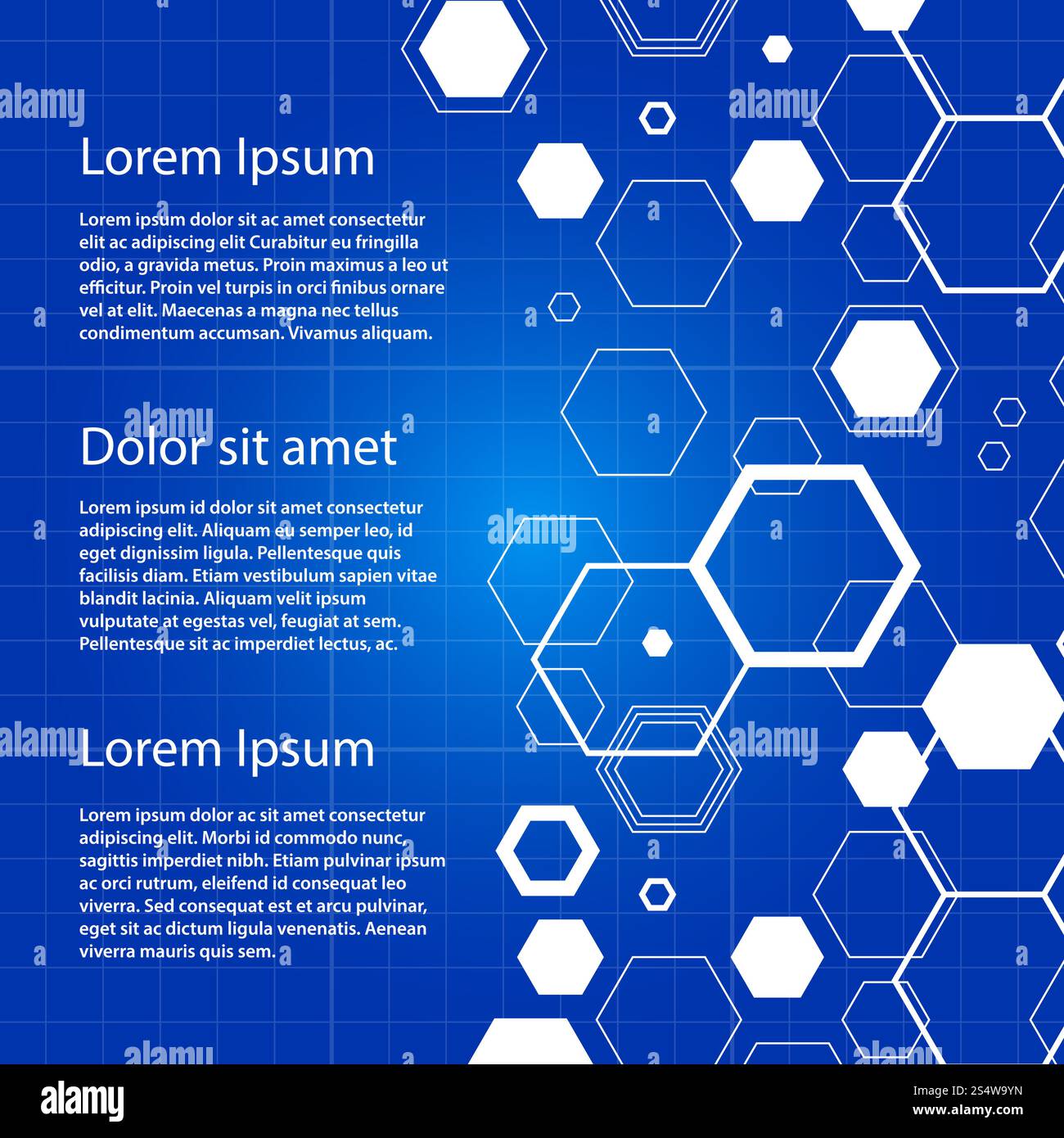 White honeycomb and circular bauhaus abstract geometric background ...