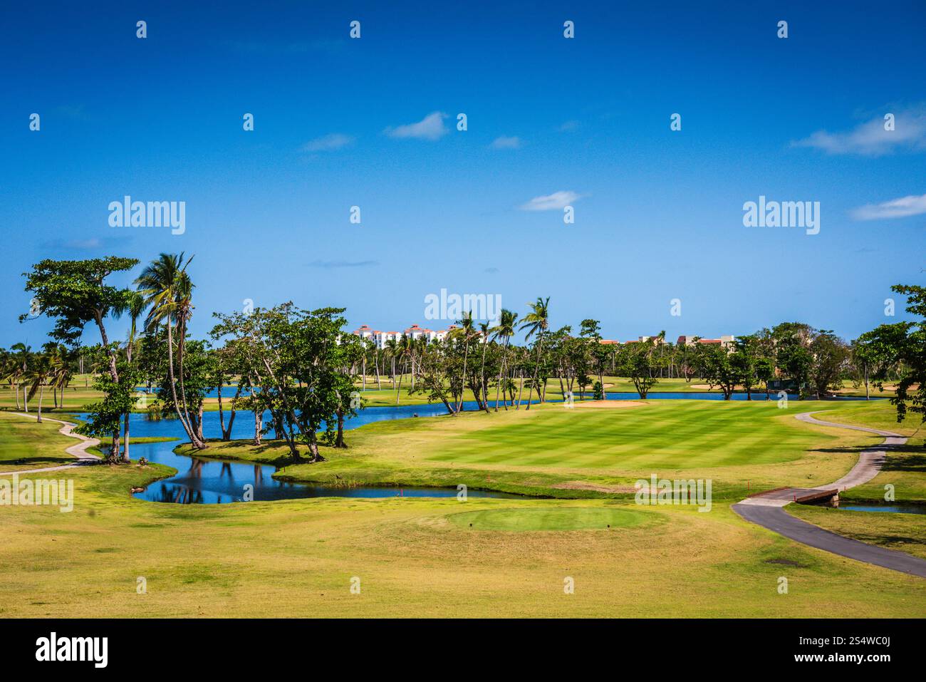 Rio Grande, Puerto Rico - March 7, 2018: Golf course at the Wyndham ...