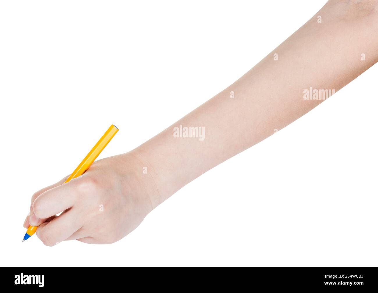 hand drafts by simple pen isolated on white background Stock Photo - Alamy