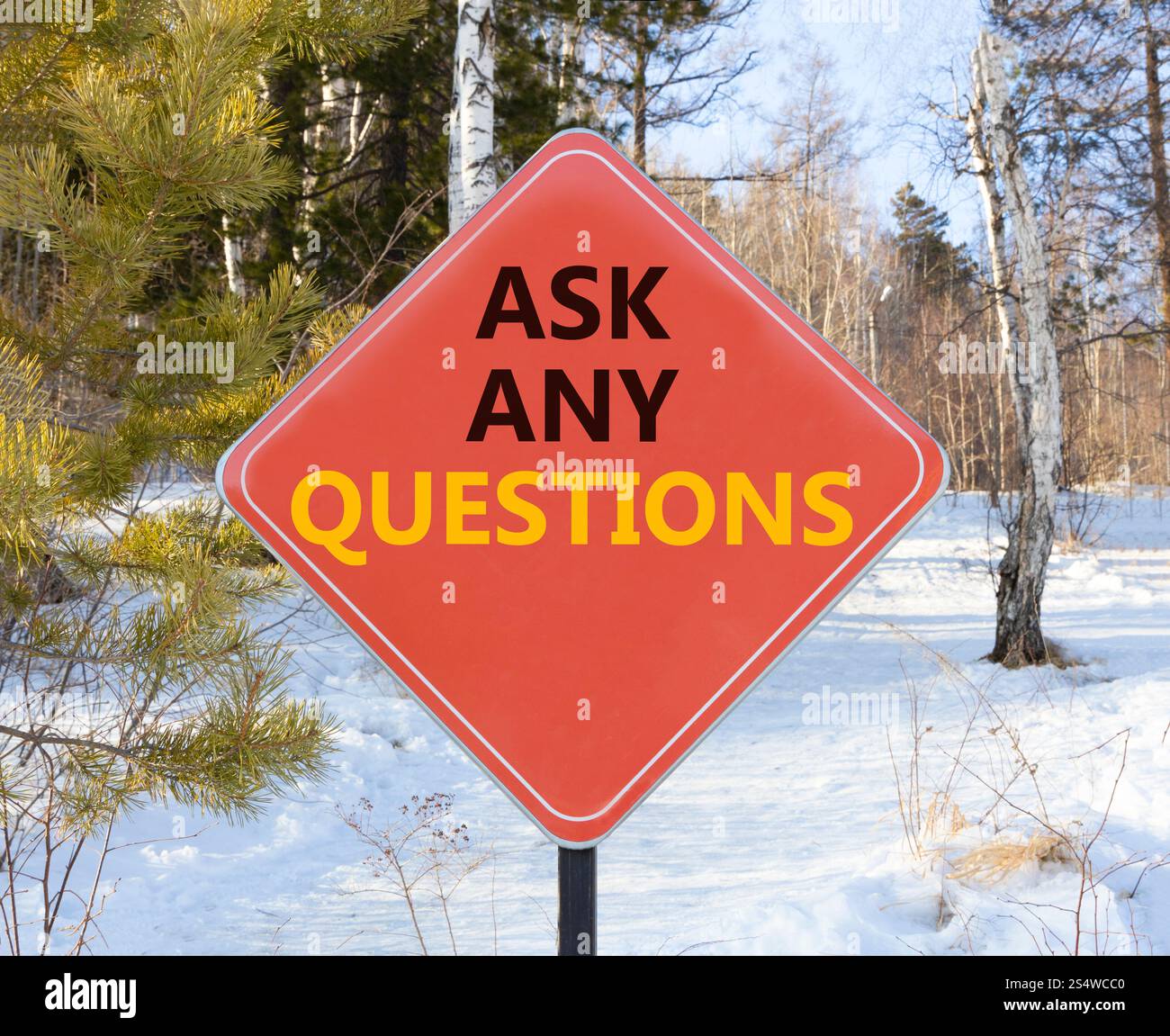 Ask any questions symbol. Concept words Ask any questions on beautiful ...