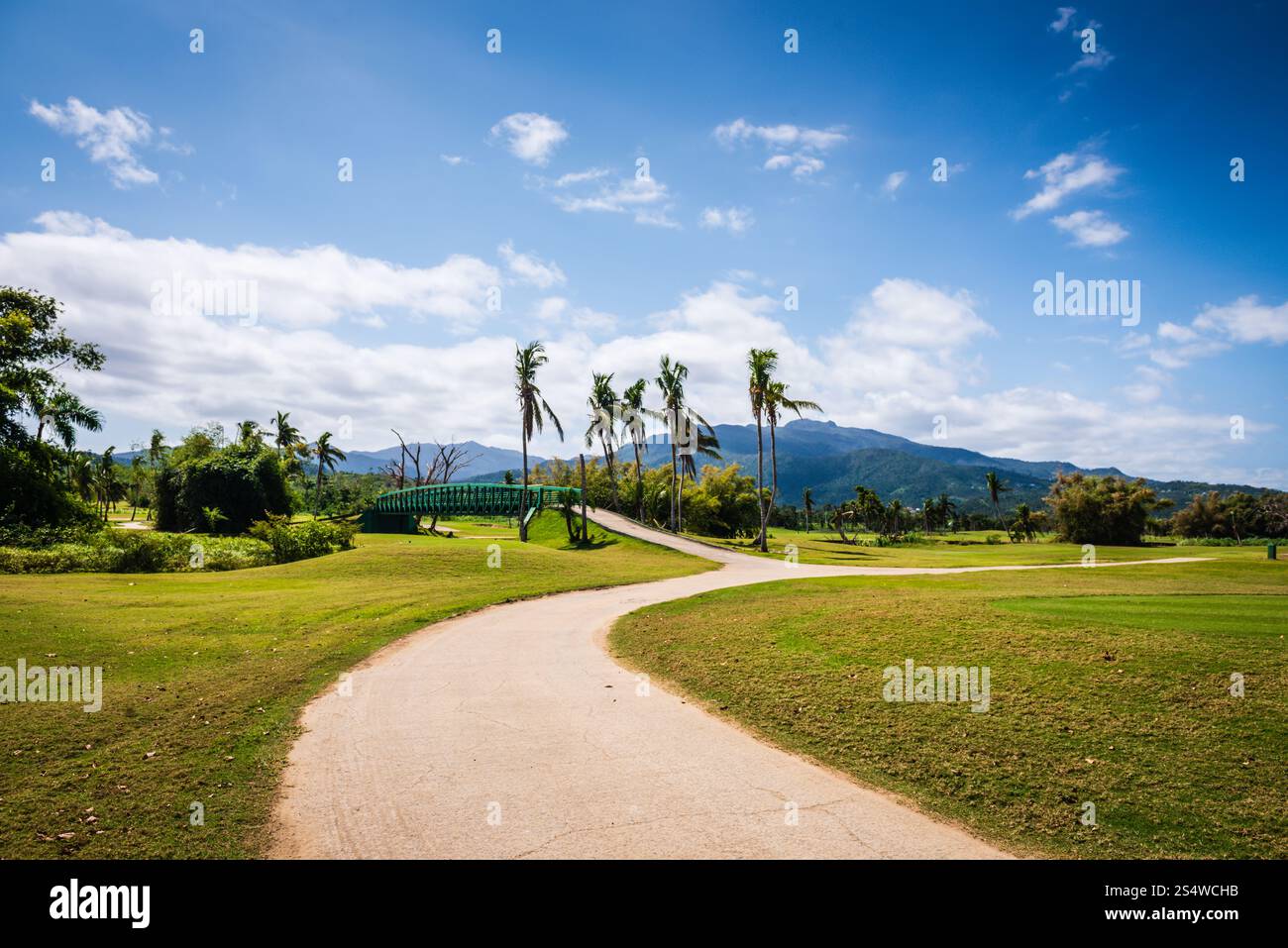 Rio Grande, Puerto Rico - March 7, 2018: Golf course at the Wyndham ...