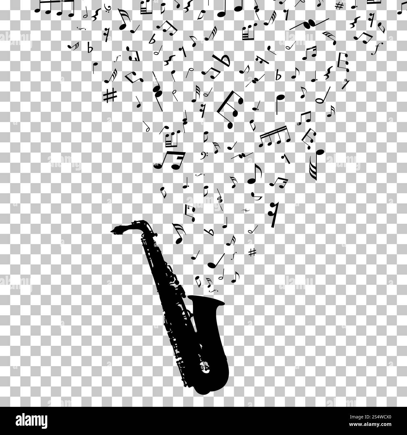 Vector Notes Design With Transparency Grid on Back. Vector Illustration ...