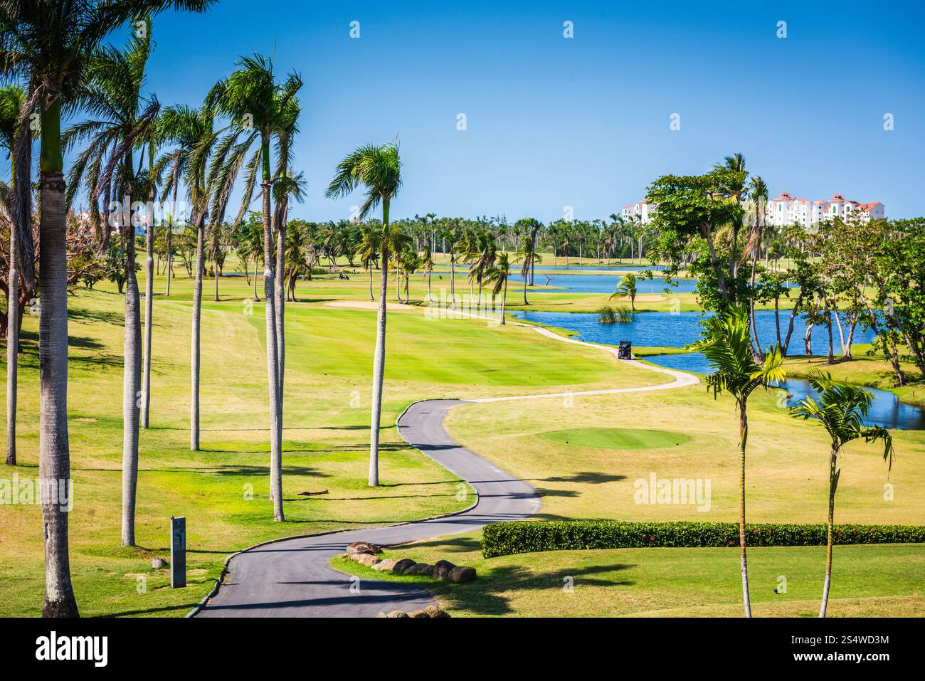 Rio Grande, Puerto Rico - March 7, 2018: Golf course at the Wyndham ...