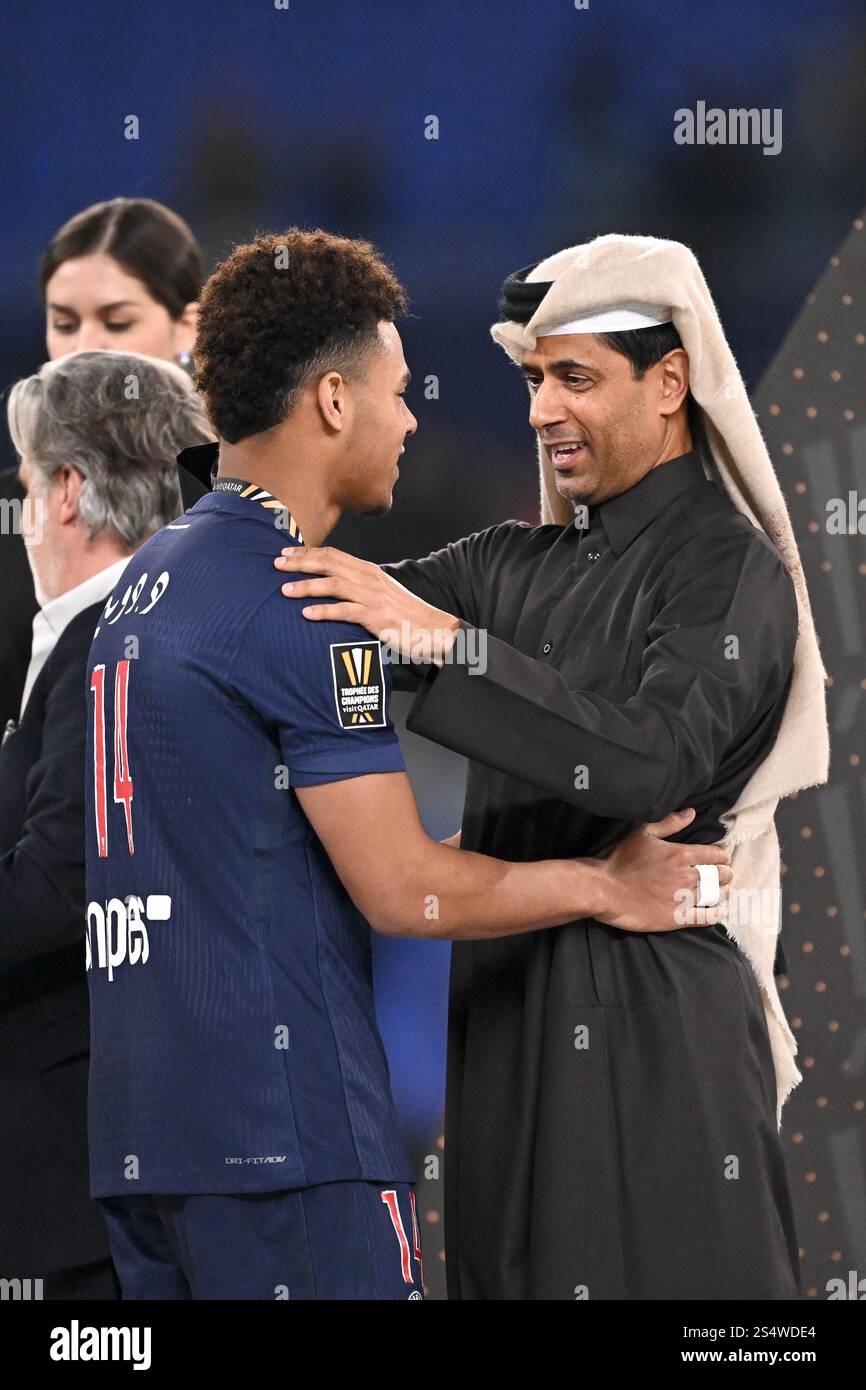 Nasser AL KHELAIFI (President PSG) during the Trophee des Champions ...