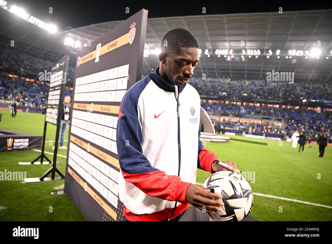 10 Ousmane DEMBELE (psg) during the Trophee des Champions Final match ...