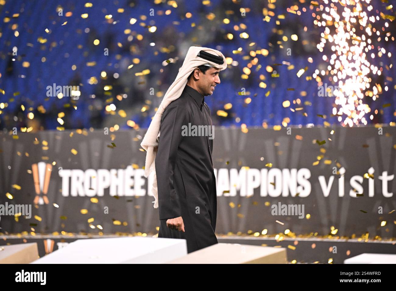 Nasser AL KHELAIFI (President PSG) during the Trophee des Champions ...
