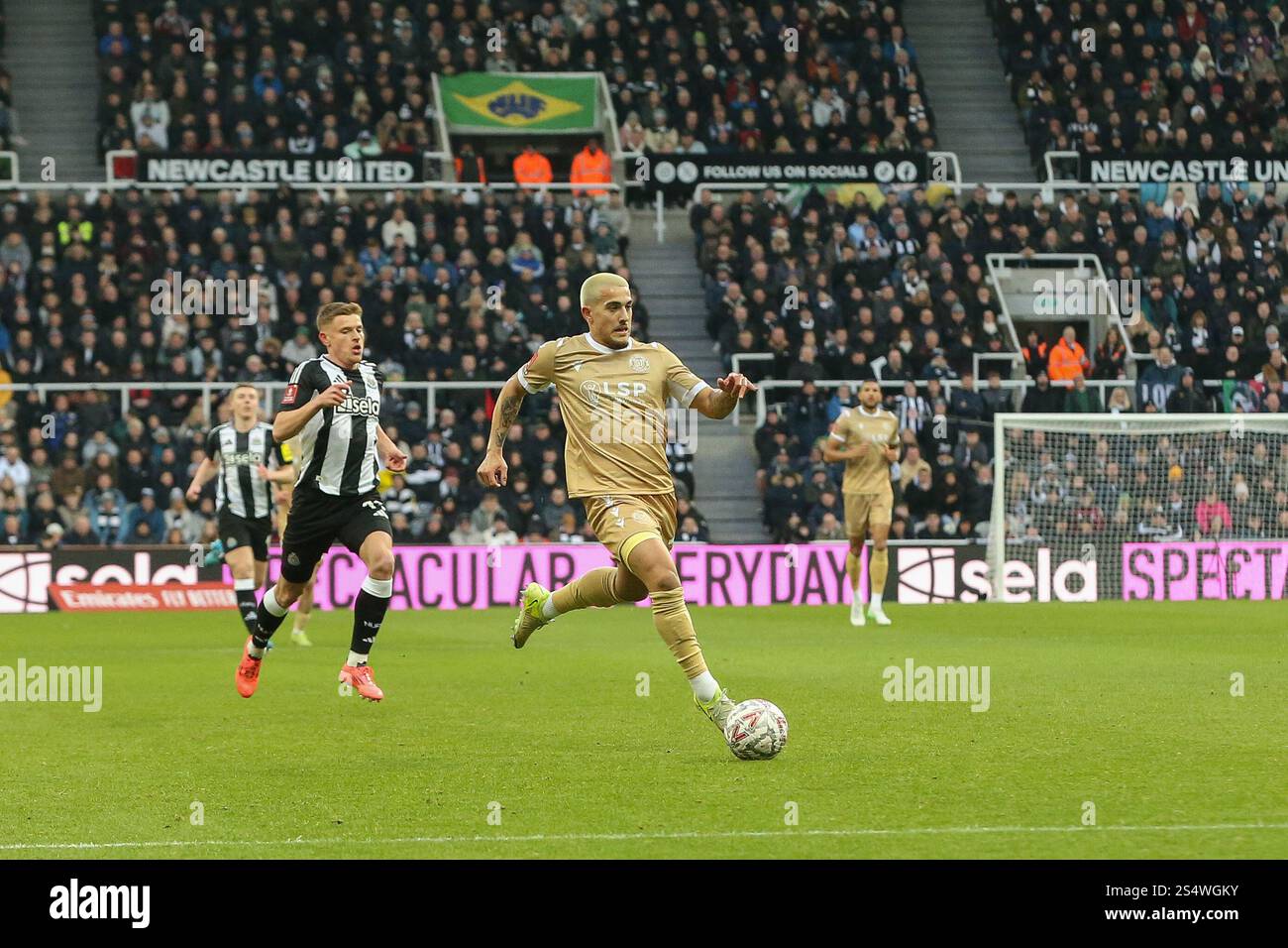 Saint James' Park, Newcastle, England - 12th January 2025 Danny Imray ...