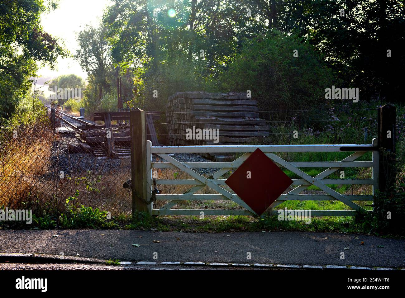 The Rother Valley Railway tracks from Robertsbridge Junction Station ...