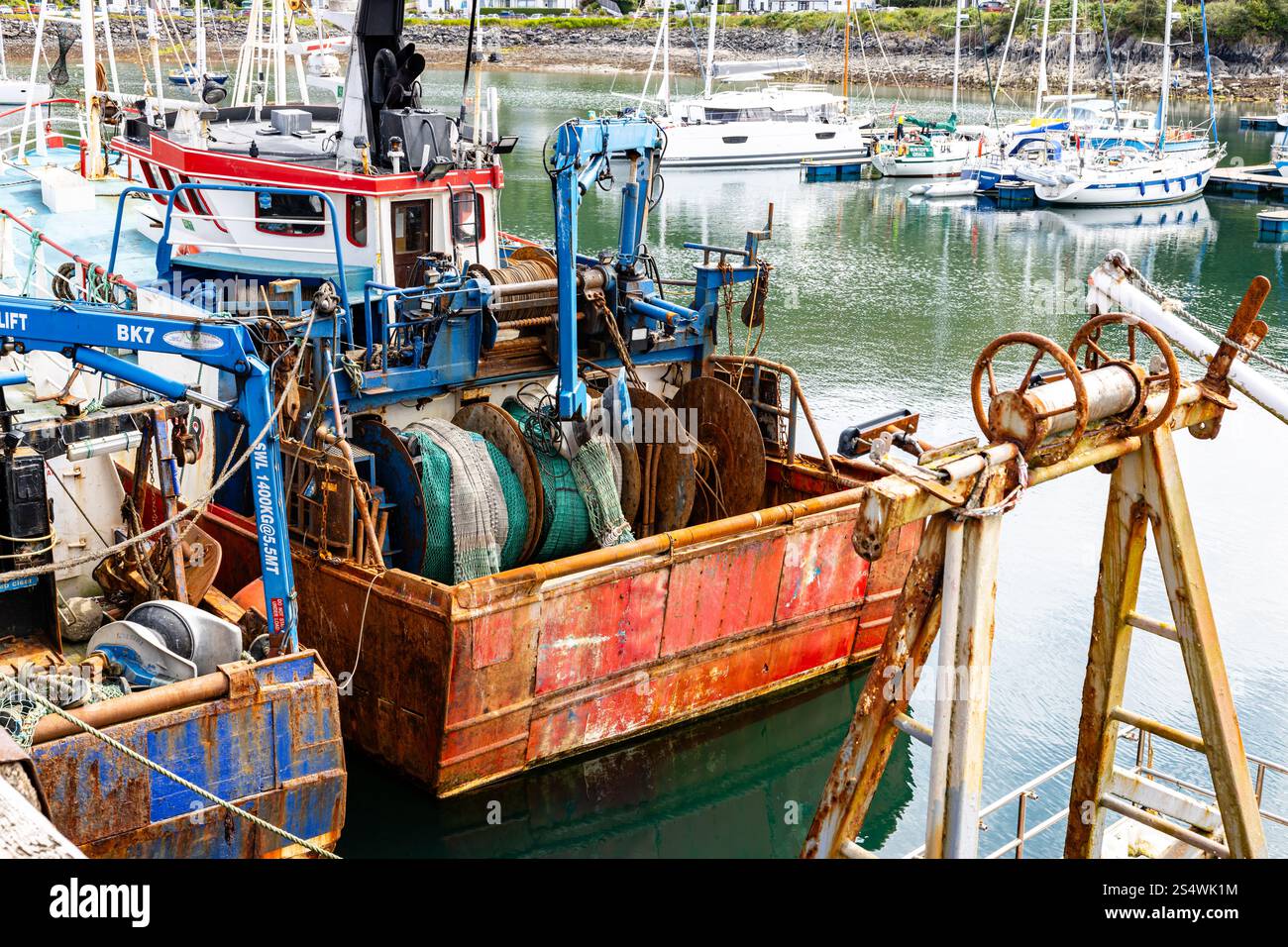 Ferry port of Mallaig, Lochaber, Inverness-shire: 2024-022-07: stern ...