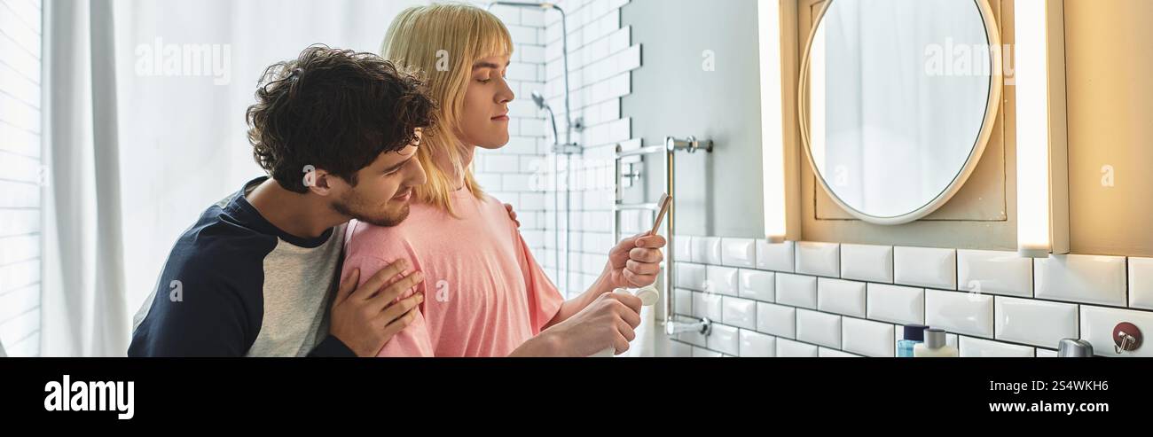 Gentle moment shared in bright hi-res stock photography and images - Alamy