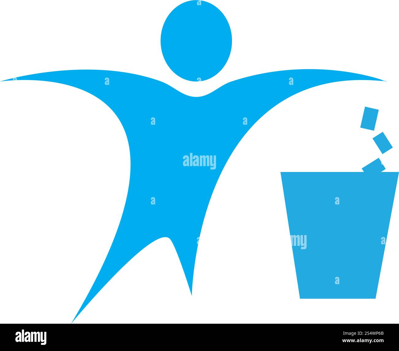 Trash recycle logo vector ilustration design Stock Vector Image & Art ...