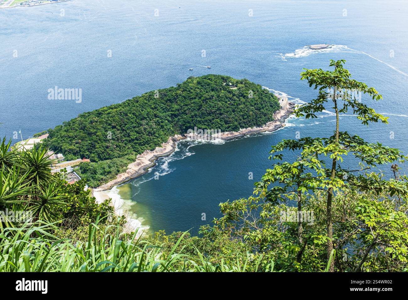 A Peninsula known as Dog Face Morro, from Sugarloaf Mountain, Rio De ...