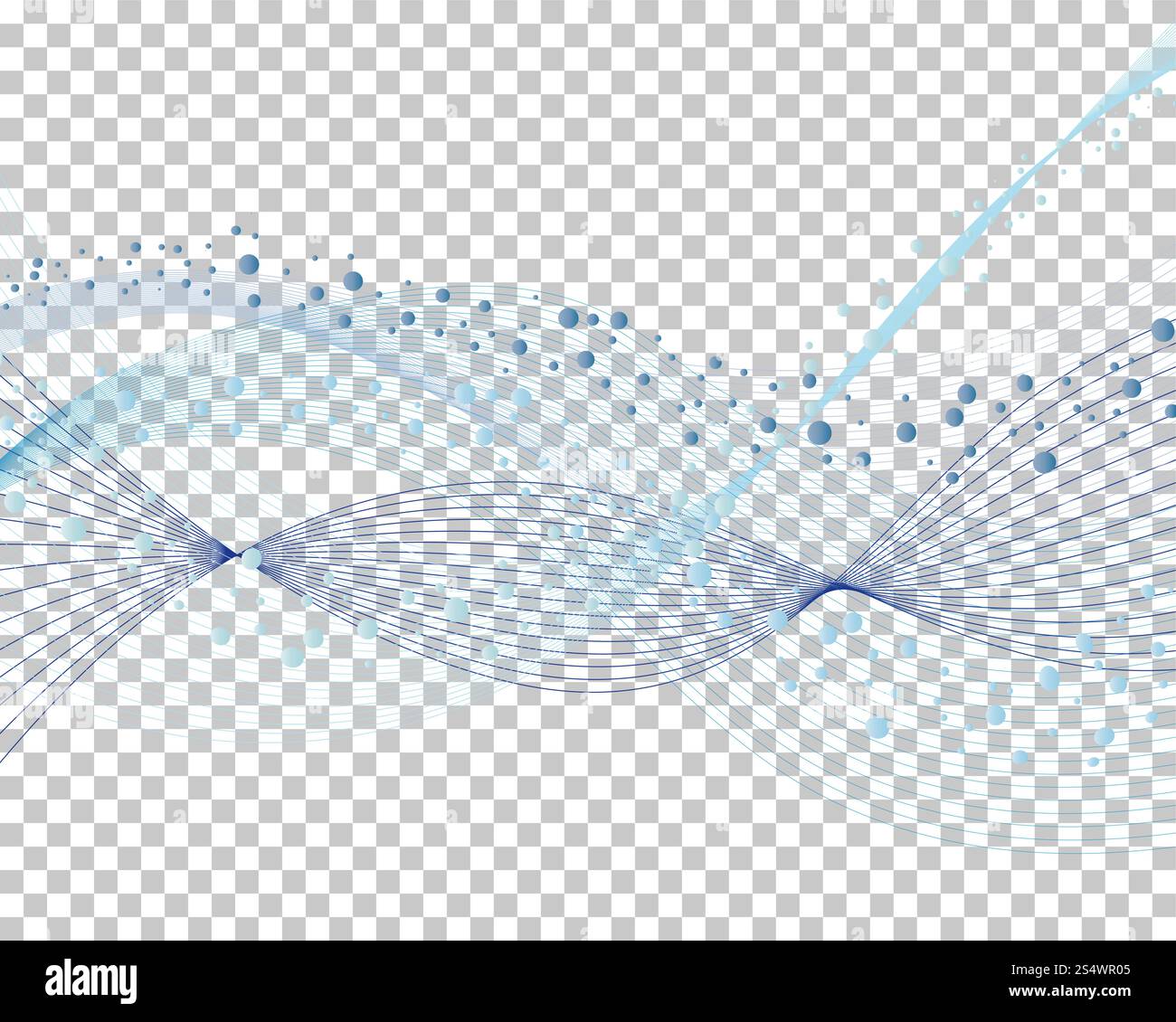 Abstract water background with transparency grid on back. Vector ...
