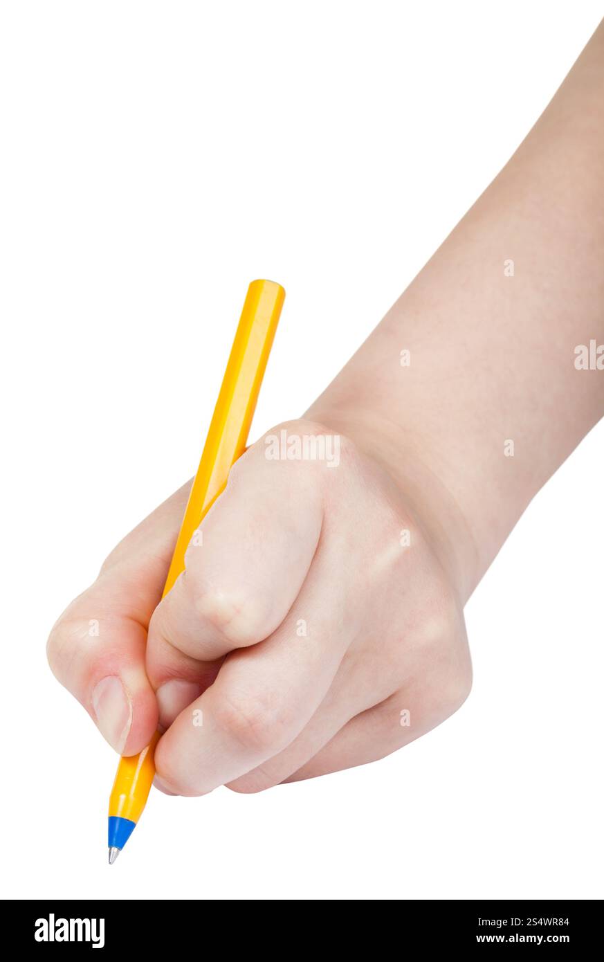 hand draws by simple pen isolated on white background Stock Photo - Alamy
