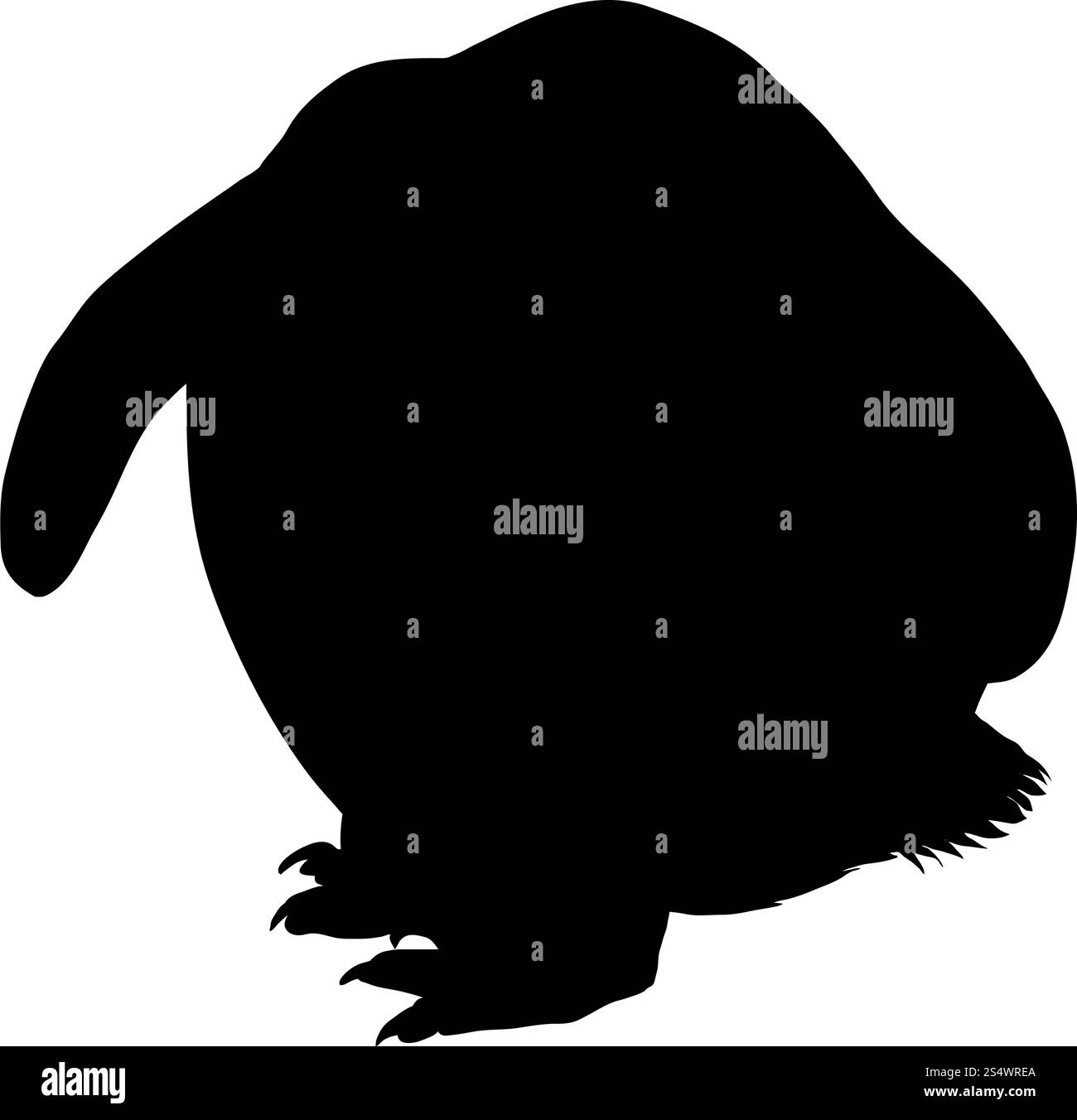 Penguin Silhouette. Highly Detailed Smooth Design. Vector Illustration ...