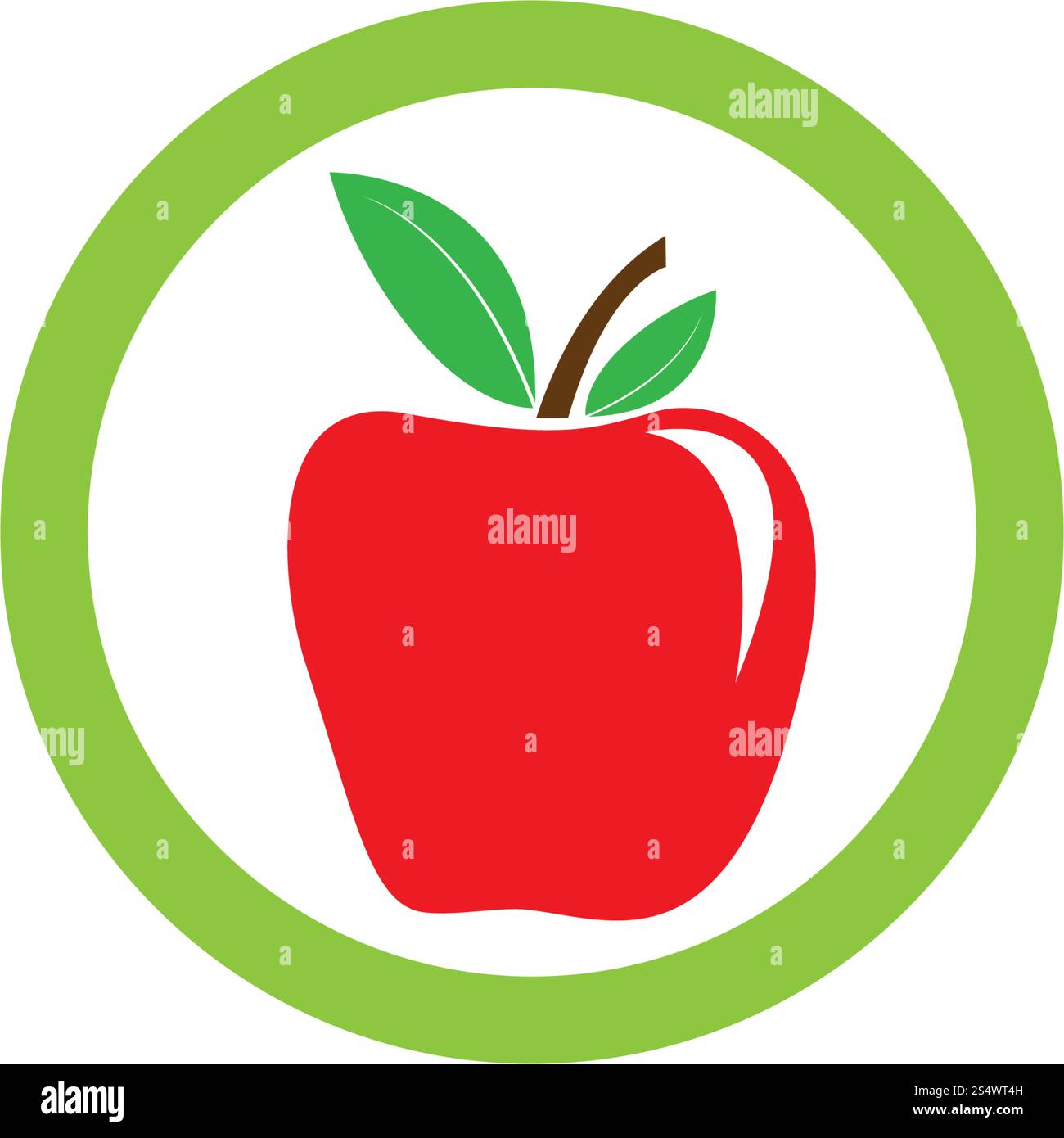 Apple logo vector illustration Stock Vector Image & Art - Alamy